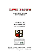 revue technique, notice entretien et Manuel tracteur David Brown